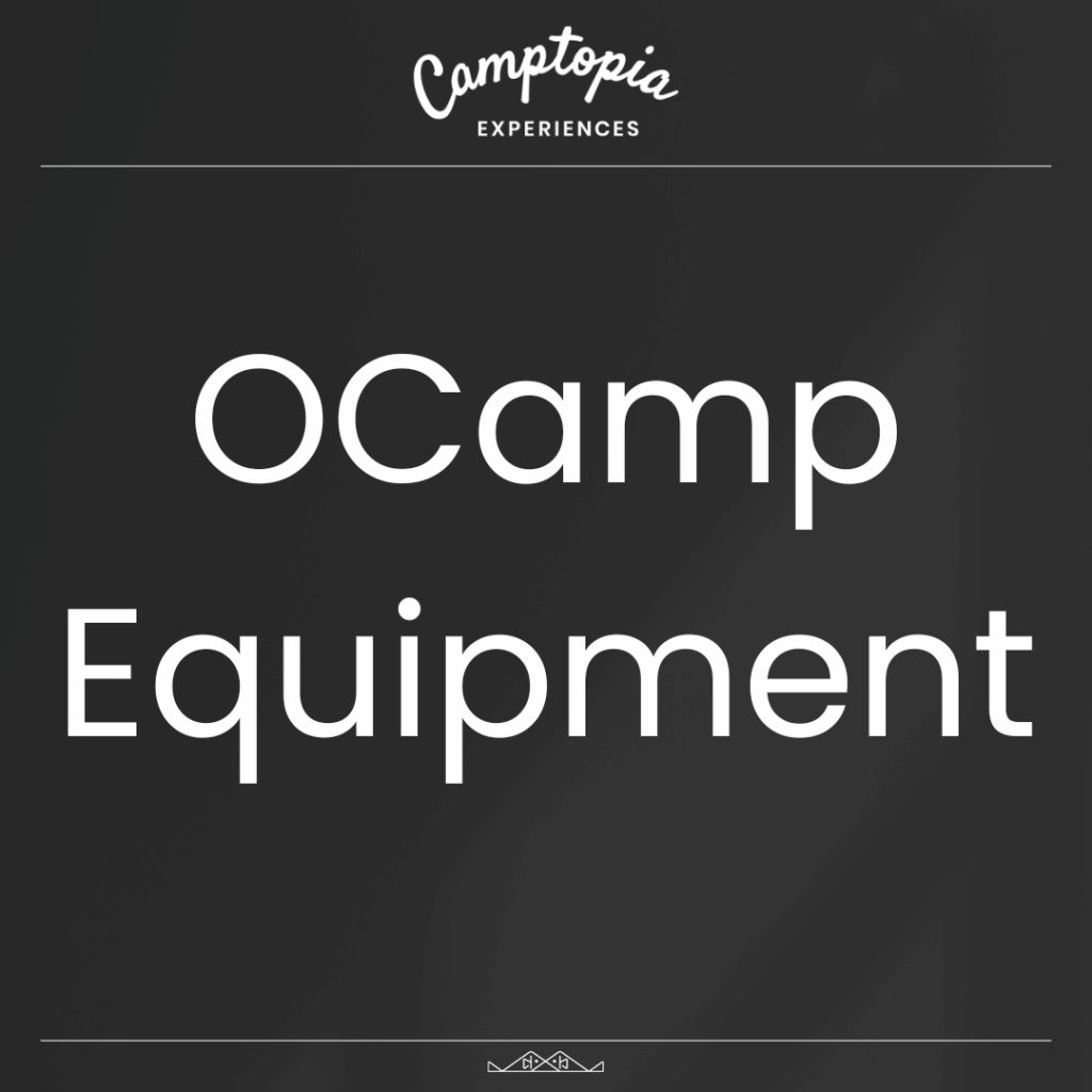 Orientation Camp Equipment - Camptopia Experiences Hong Kong