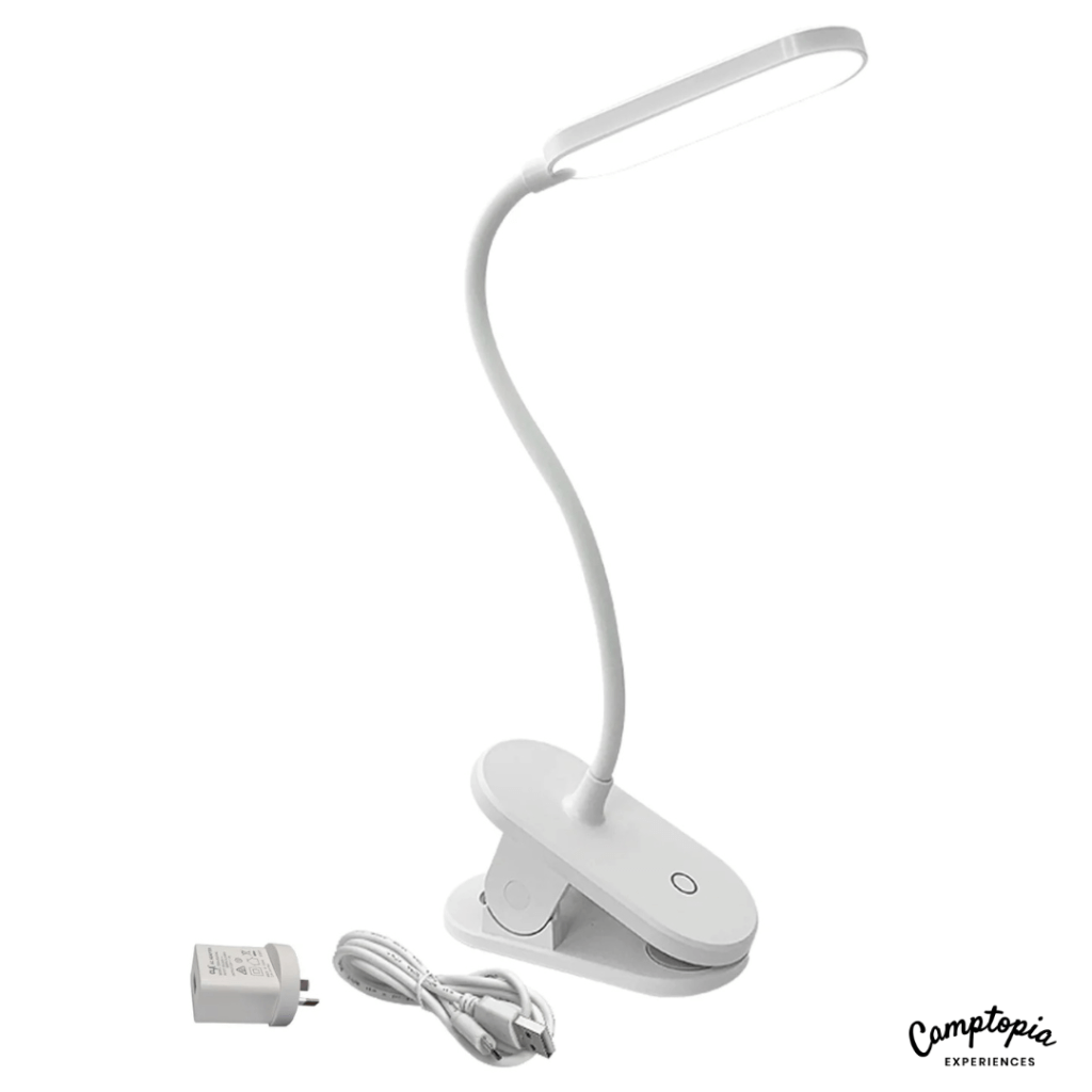 EAM002 – Portable LED Clamp Light (Rechargeable) - Camptopia ...