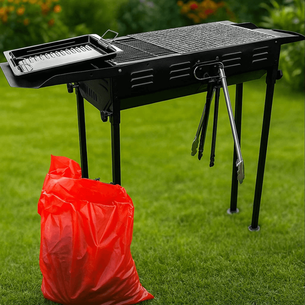 BBQ Grill + 3KG Charcoal - Camptopia Experiences Hong Kong